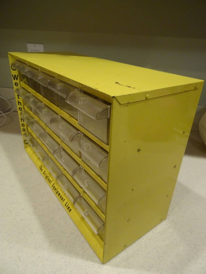 WEATHERHEAD - 20 DRAWER METAL CABINET - 16-1/2" X 11" X 6-3/8" | eBay
