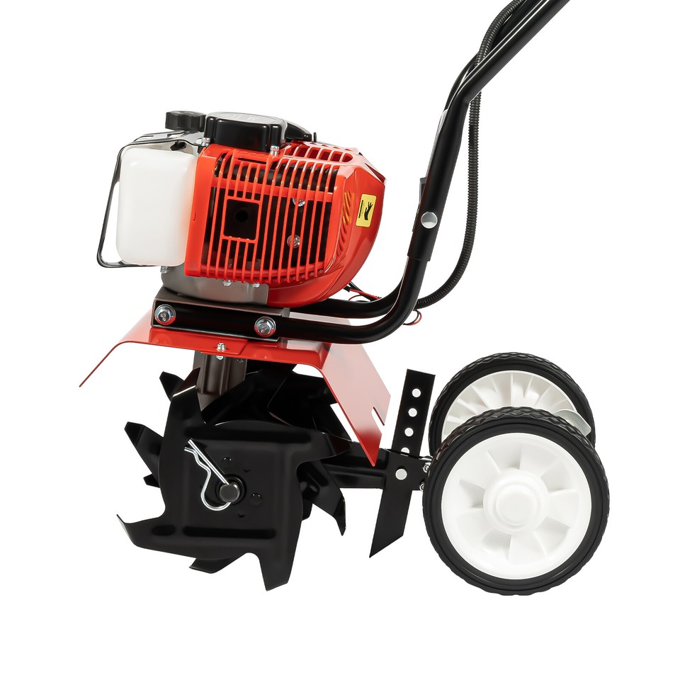 Mini Tiller Gas Powered Rototiller Garden Farm Cultivator Tiller 2 ...