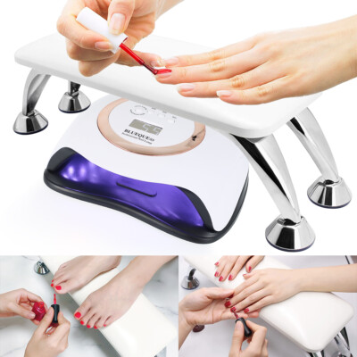 Nail Arm Rest Nail Hand Rest Cushion Microfiber Leather Manicure Hand ...