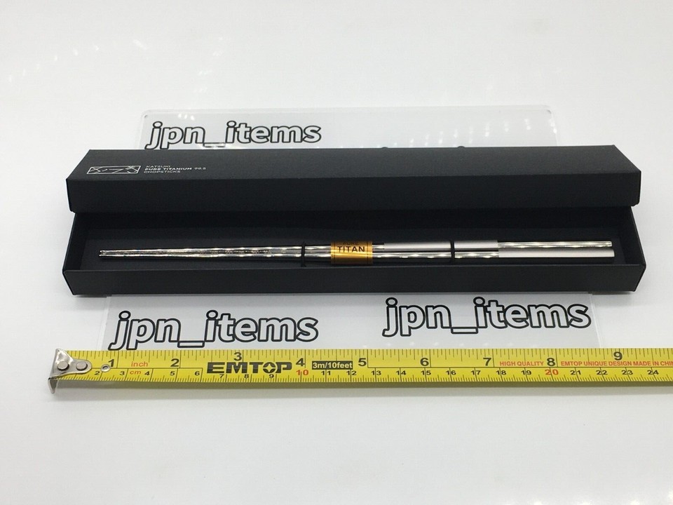 Titanium Chopsticks Sabae Katsuki Japan Sakura Cherry Blossom Ichimatsu ...