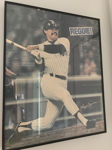 1978 Reggie Jackson NY Yankees REGGIE! Candy Bar 15 x 18" Poster Frame ...