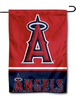 Los Angelas Angels Garden Flag Double Sided MLB LA Angels Premium Yard ...