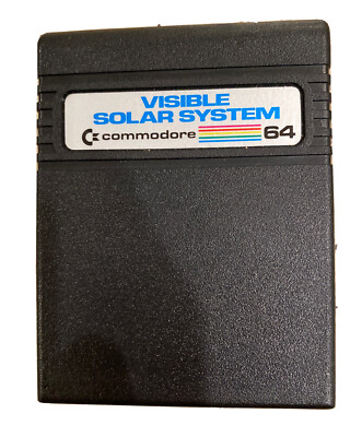 Commodore C64 Visible Solar System 64 Model Cartridge + Anleitung 1984 ...