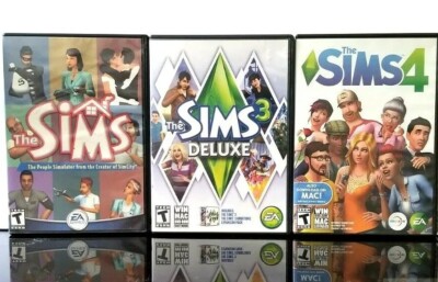 Sims PC (MAC) Computer Games The Sims, The Sims 3 Deluxe, The Sims 4 ...