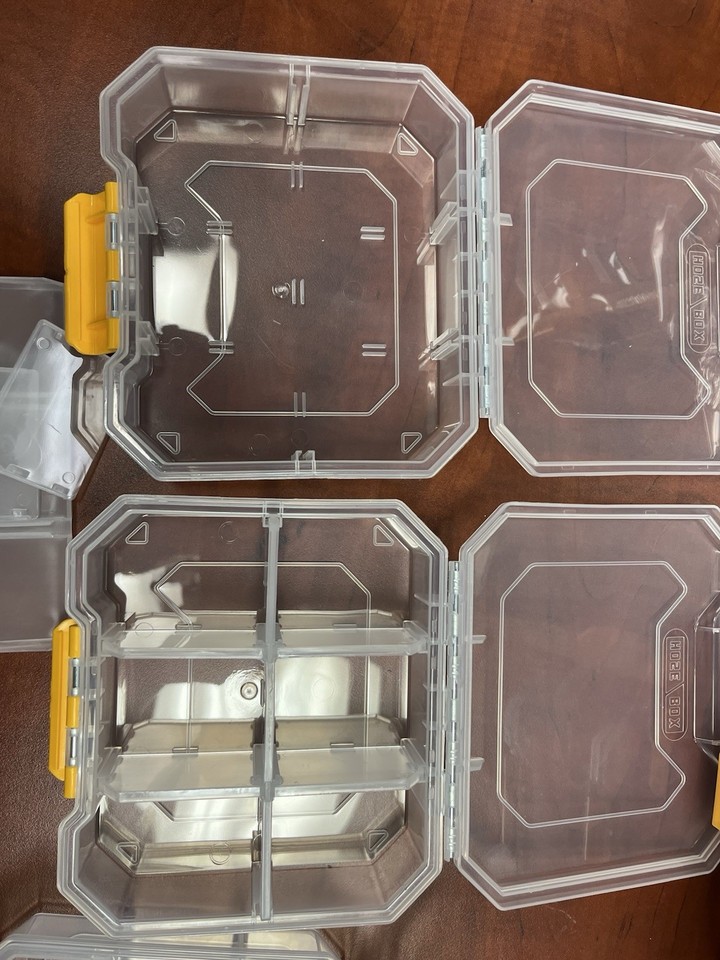 TWO-Heavy Duty 51 Compartment Rack 5 Bin Parts tools Storage Organizer ...