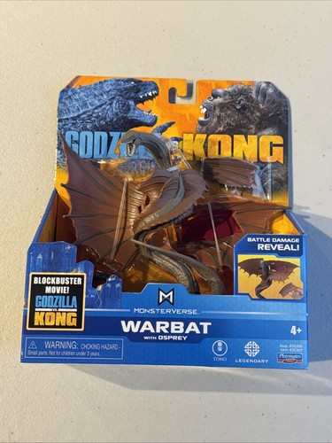 Playmates Toys Monsterverse Godzilla Vs Kong WARBAT with Osprey 6 in ...