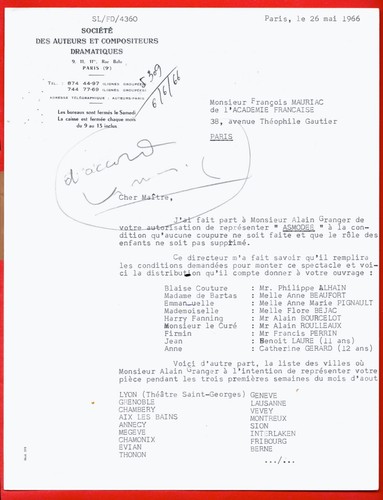 EI17-L.TAPUSCRITE-SIGNÉE-SUZANNE ARNOUX-[CONTRESIGNÉE PAR FRANÇOIS ...