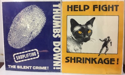 2-VINTAGE-ORIGINAL-1977 CRIME FIGHTING POSTERS-JAMES SPRATLEY AIR ...