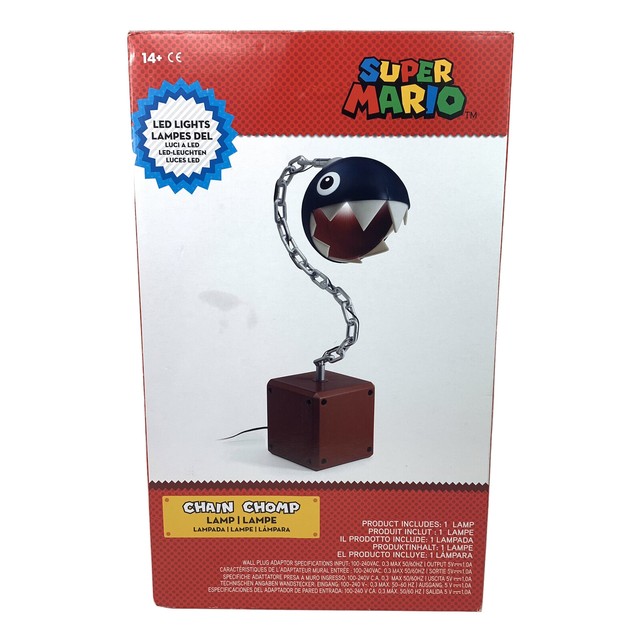 Official Nintendo Super Mario Chain Chomp Lamp Light Mario Bros Mario ...