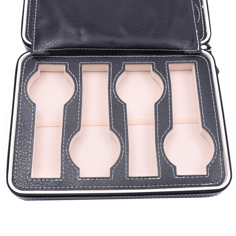 8-Grids Luxury Watch Storage Bag Carry Box Men Women Watch Display Case ...