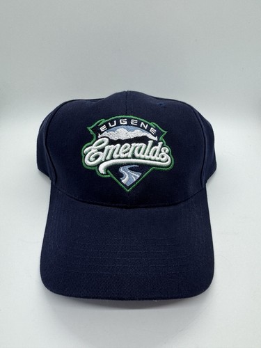 Eugene Emeralds Retro 2000’s Adjustable Strapback Hat Cap Navy Blue ...