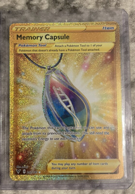 Memory Capsule 202/185 Secret Golden Rare Vivid Voltage Pokemon TCG ...