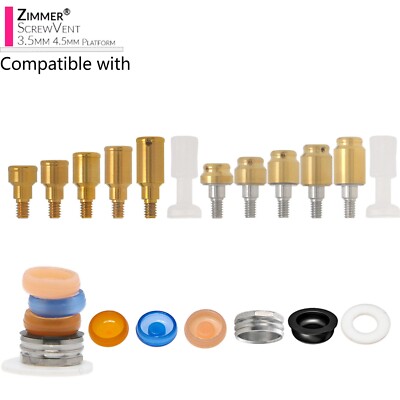 US ZIMMER Tapered Screw Vent Ø3.5/4.5mm For Locator Abuetment &Male Cap ...