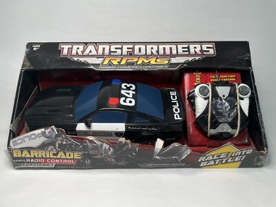 2009 HASBRO TRANSFORMERS RPMS BARRICADE POLICE CAR 643 | eBay
