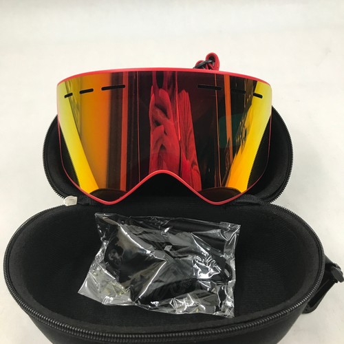 Revo Mirror Red Anti-Fog UV400 Protection Spherical Dual Lenses Snow ...