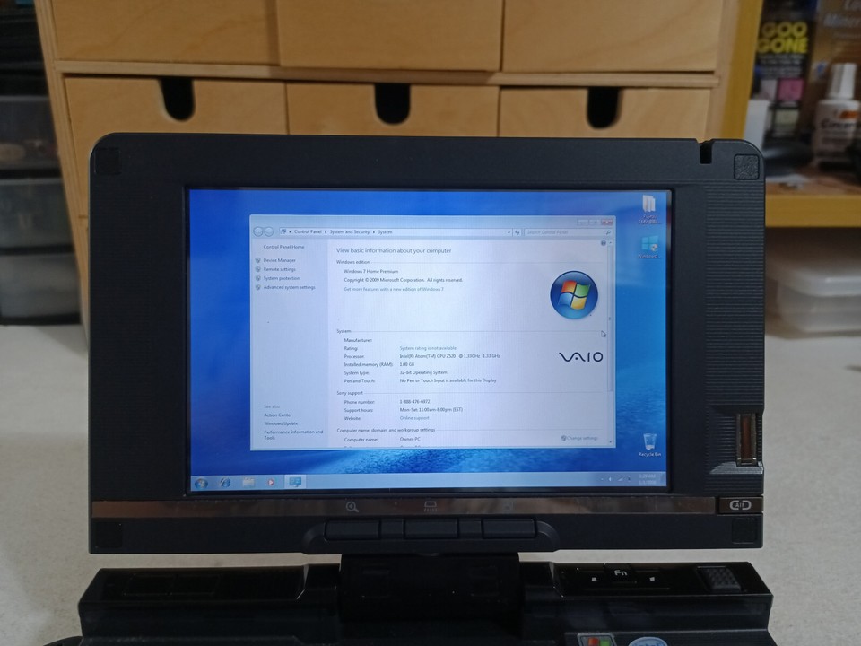 FUJITSU FMV UMPC FMV-BIBLO LOOX UC30 Z520 1.33GHz 80GB 1GB RARE MADE IN ...