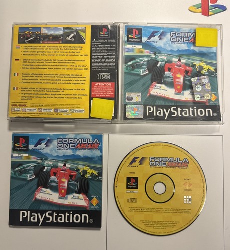 FORMULA ONE ARCADE F1 PS1 PAL ITA ITALIANO COMPLETO PLAYSTATION 1 ...