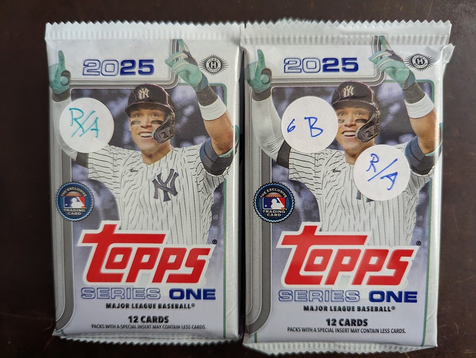 2025 Topps Series 1 HOT Packs! GUARANTEED HIT for your chase cards! | eBay