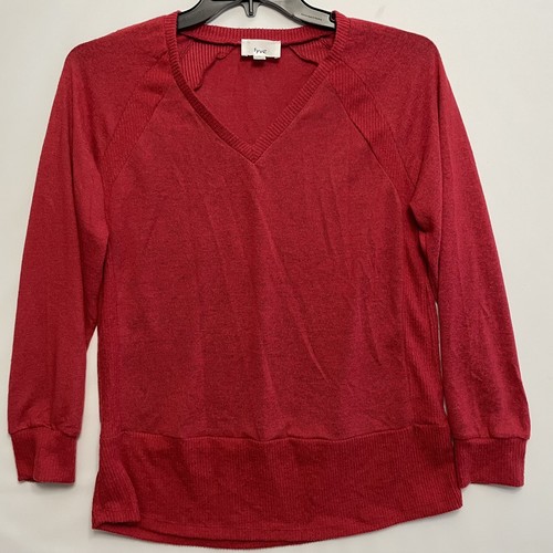 Fyve Sweater Women’s Large Lightweight Heathered Red | eBay