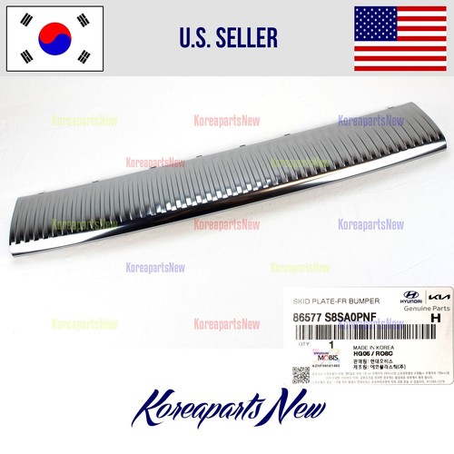 FRONT Bumper Lower Skid Plate 86577S8SA0 ⭐OEM⭐ Palisade Calligraphy ...