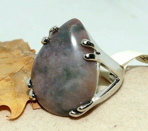 100% Stone Grey Agate Ring Size 18(18mm) Energy Stone | eBay Australia
