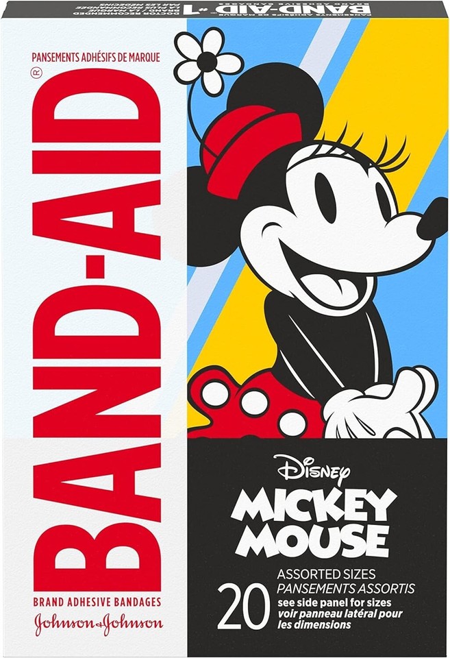 Band Aid Adhesive Bandages Disneys Mickey Mouse 20 Count 3 Pack | eBay