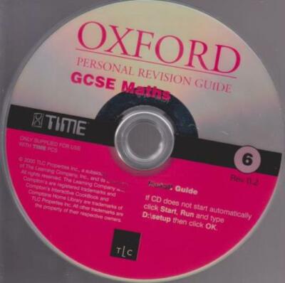 Oxford Personal Revision Guide GCSE Lot 5 Disc Set PC CD math science ...