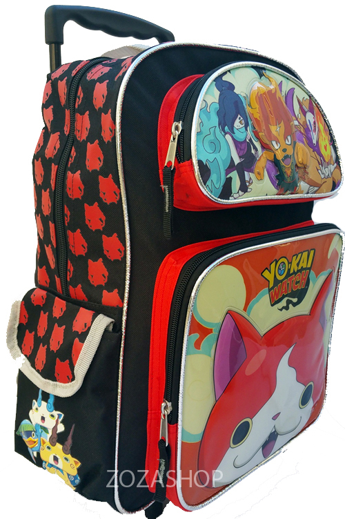Yokai Watch 16" Large Rolling Backpack New Boy Backpack | eBay