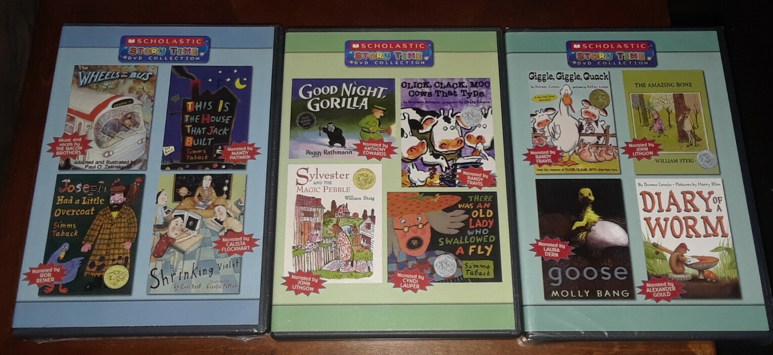 Scholastic Story Time Collection (6 Disc DVD Set) John Lithgow/Laura ...