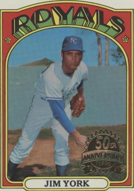 2021 Topps Heritage - 1972 Topps 50th Anniversary Buybacks Jim York #68 ...