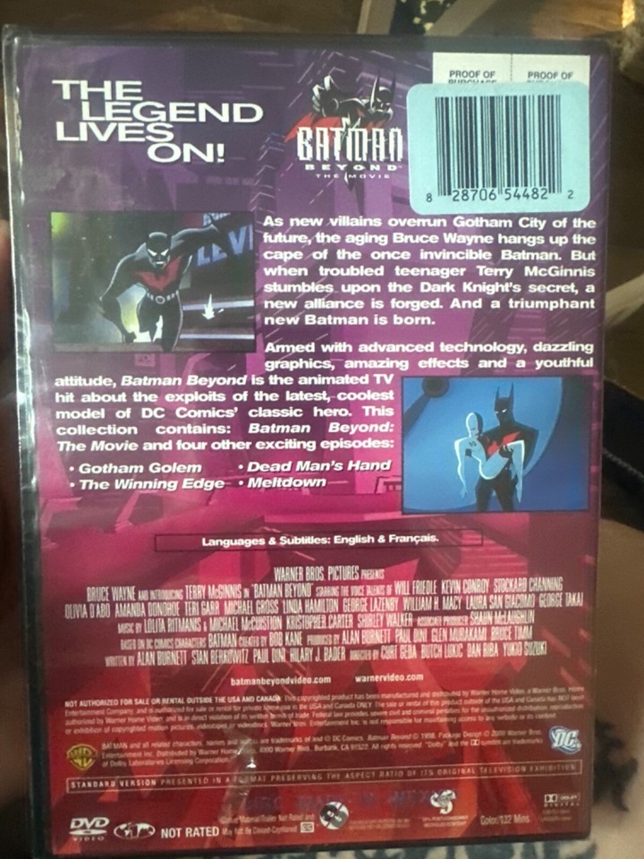 Batman Beyond (DVD, 1999) 85391784821 | eBay