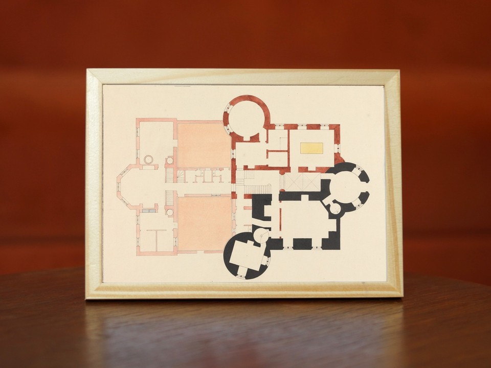 Cluny Castle: Ground Floor Plan with Proposed Alterations - A5 Card ...