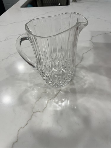 Royal Rock Opera Crystal Tall Pitcher Diamond Cut Pattern 32oz Italy | eBay