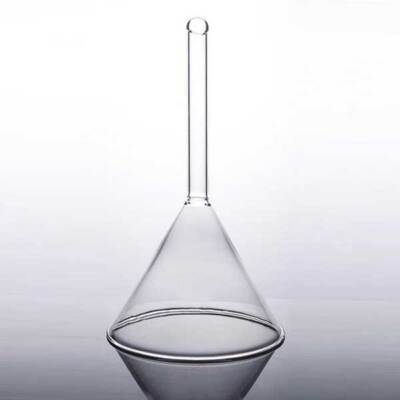 40mm-150mm Clear Glass Funnel with Short Stem Chemistry Laboratory ...
