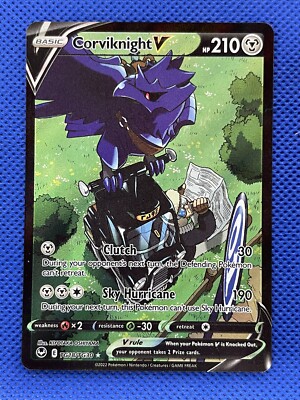 Corviknight TG18/TG30 Character Full Art Silver Tempest SWSH 2022 NM ...