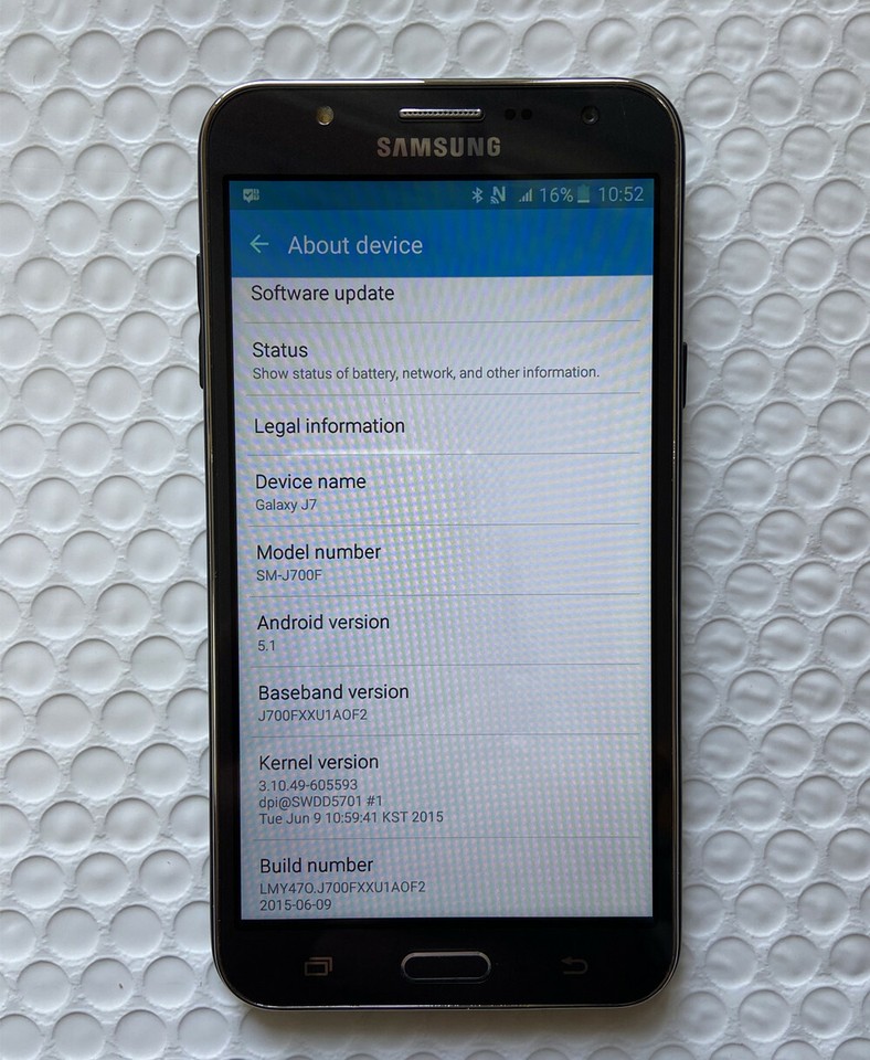 Samsung Galaxy J7 SM-J700F Dual SIM 16GB 5.5" Unlocked Smartphone- New ...