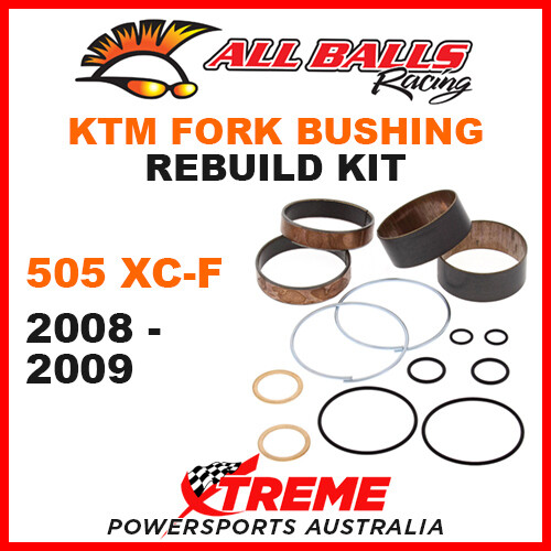38-6073 KTM 505 XC-F 505XC-F 2008-2009 MX Fork Bushing Rebuild Kit Dirt ...