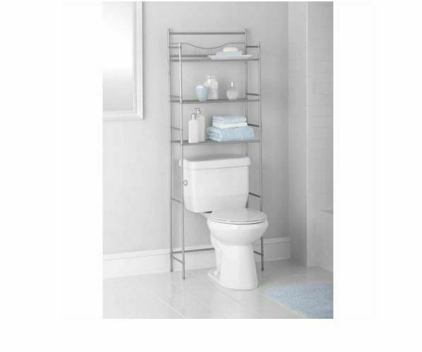 Mainstays 3 Shelf Metal Tower Rack Bathroom Organizer (CAL0102G) for ...