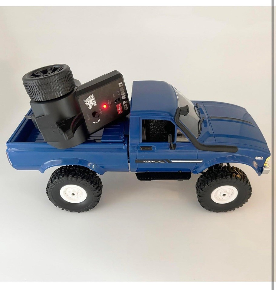 RC Crawler WPL C24 RC Rock Crawler RC Truck 4x4 Off Road RTR, 1/16 ...