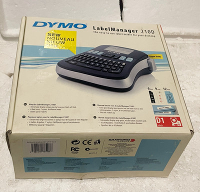 Dymo Label Manager 210D Handheld Label Printer With Manual Box ETC ...