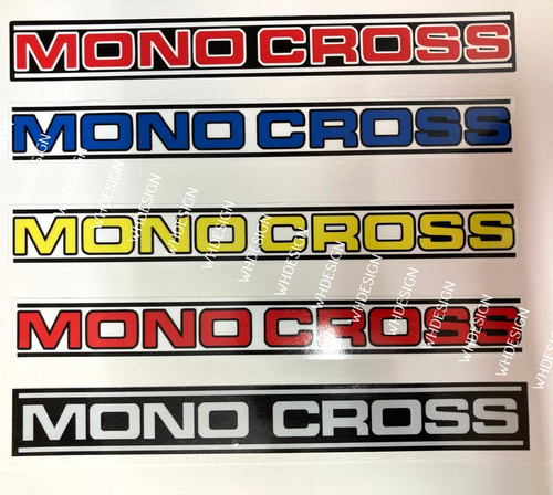 Mono cross, TDR 250 XT600 YZ TT swing arm, decals, stickers x2. (CHOOSE ...