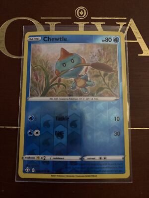 Chewtle 026/072 Reverse Holo Shining Fates Pokemon TCG Card NM | eBay