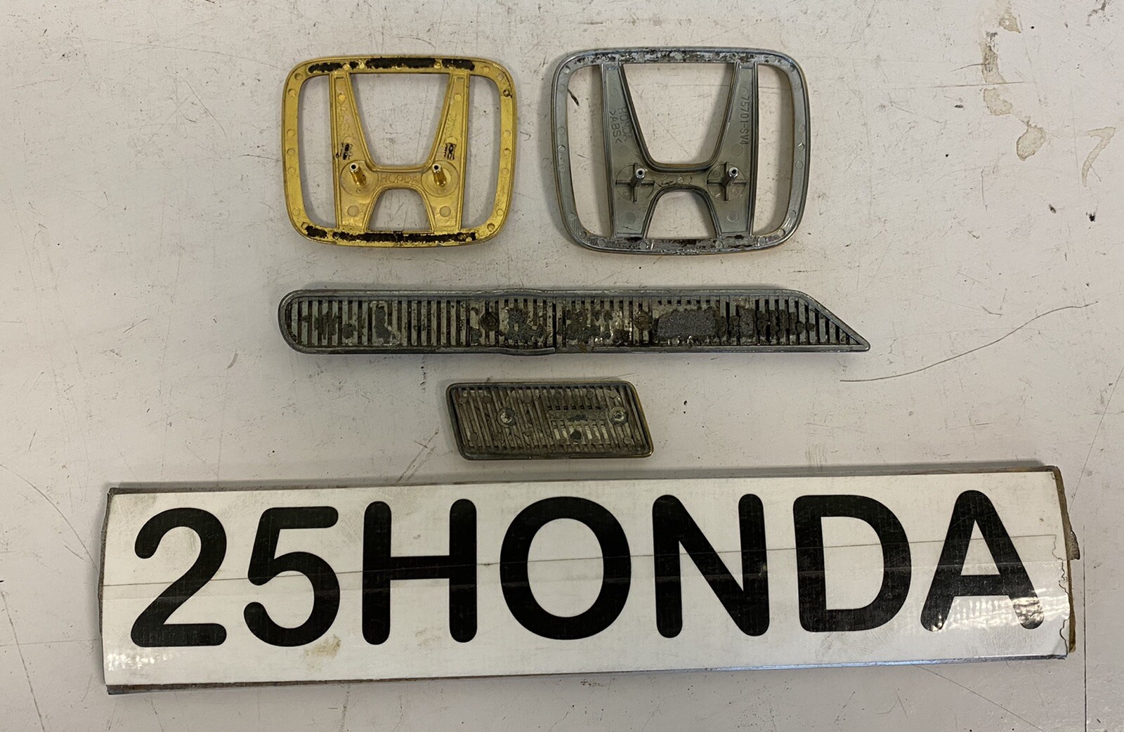 1994-1997 Honda Accord Ex Factory Gold Package Emblem Set OEM JDM CD3 ...