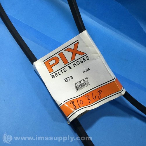 Pix B73/5L760 Molded Cog V-Belt, 21/32" x 76", Rubber FNFP | eBay