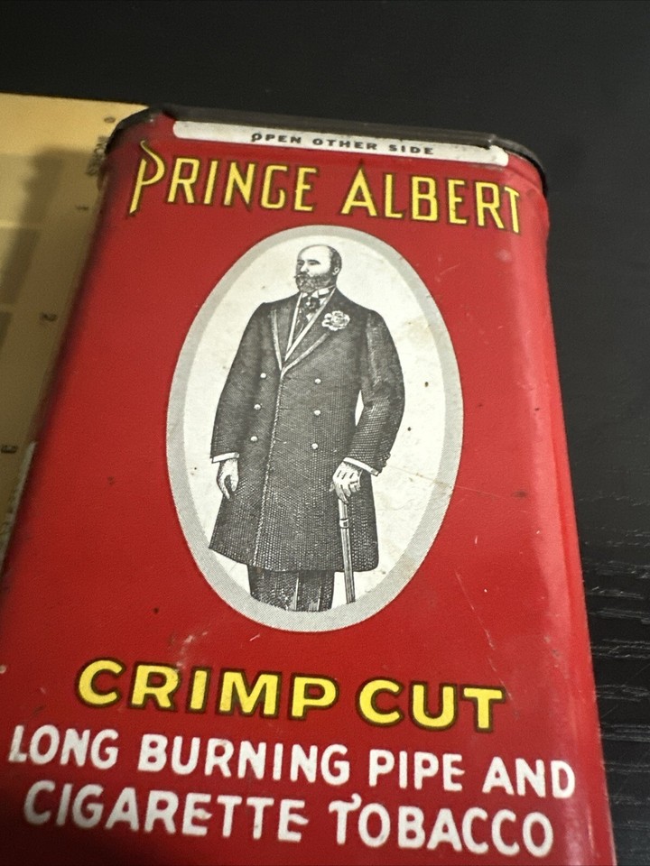 Vintage Prince Albert In A Can Crimp Cut Pipe Cigarette Tobacco Tin 4 1 ...