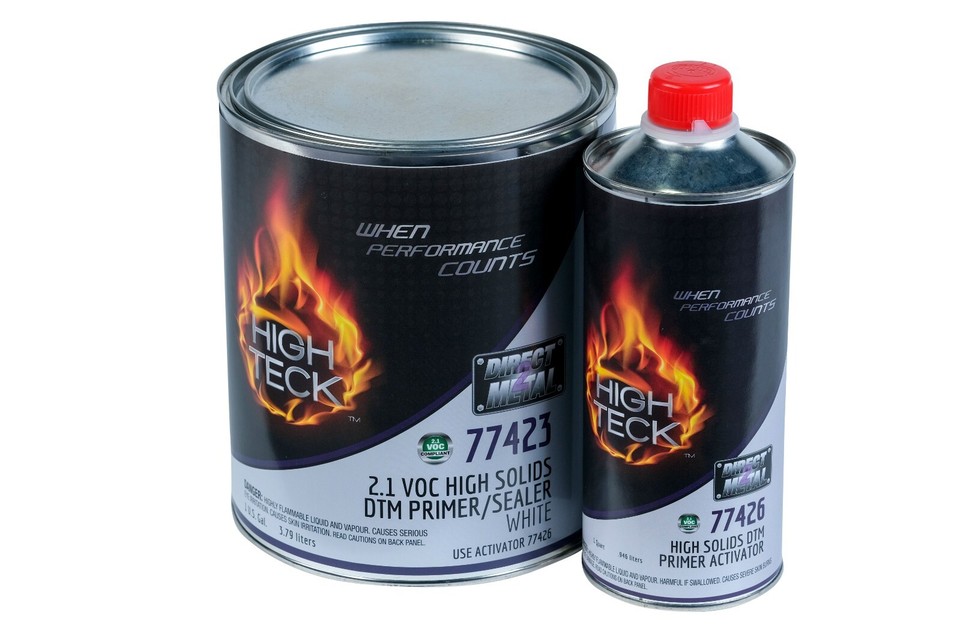 High Teck HB Primer/Sealer, Gal or Qt Kit Gray, White Gray Black 2.1 lb ...