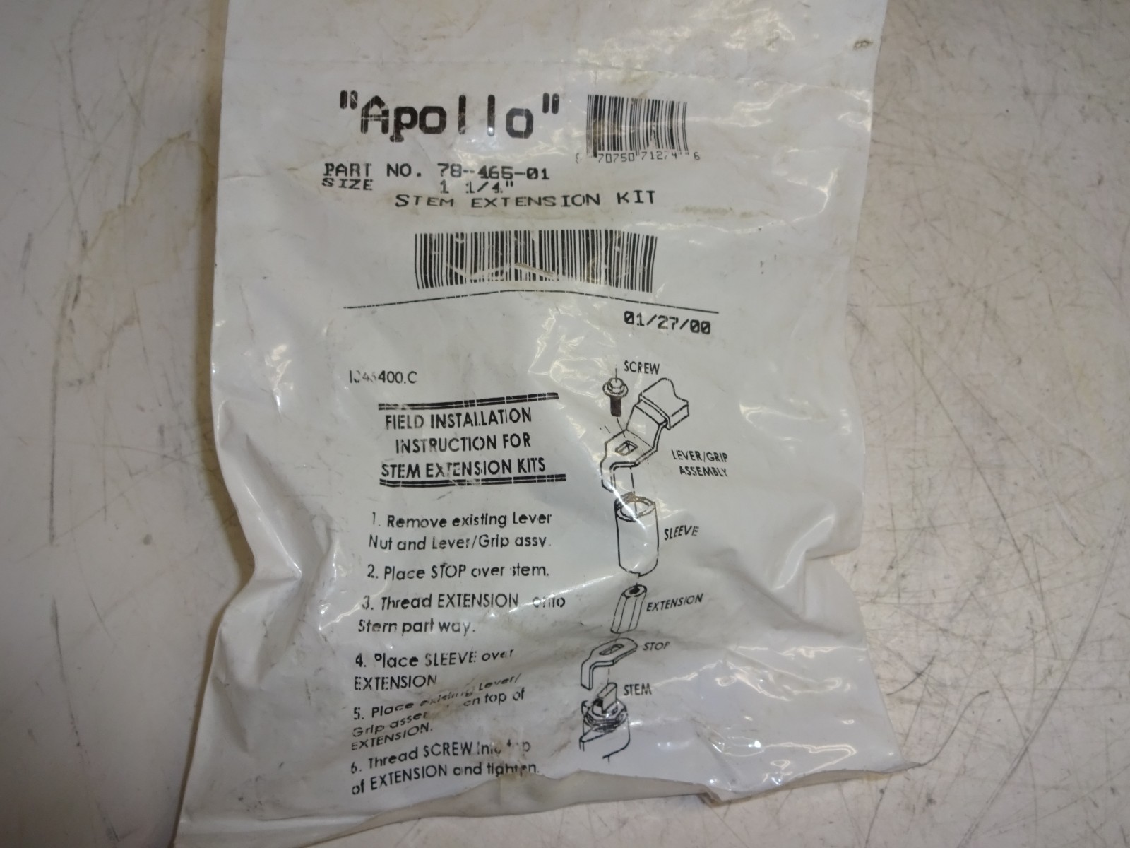 CONBRACO APOLLO 78-465-01 STEM EXTENSION KIT 1-1/4" for sale online | eBay