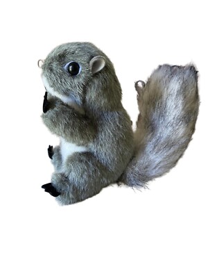 Folkmanis Grey Squirrel Finger Puppet Bushy Tail Plush Stuffed Animal 4 ...