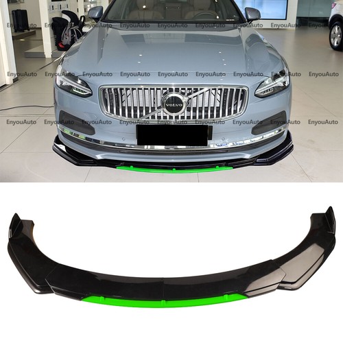 For Volvo S60 S80 S90 Front Bumper Lip Spoiler Splitter Gloss Black ...