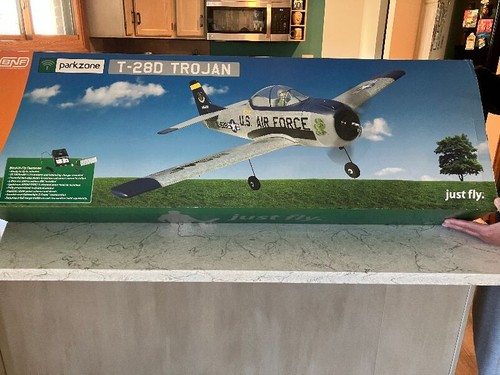 Parkzone T-28D Trojan RC Warbird Airplane - BNF Ver. With Charger ...